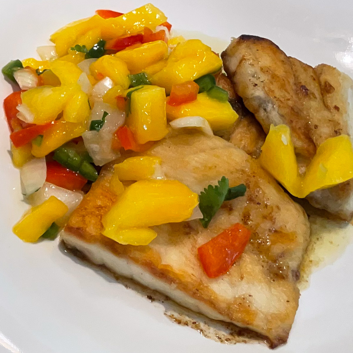Barramundi Fillets with Mango » Recipe » zous chef